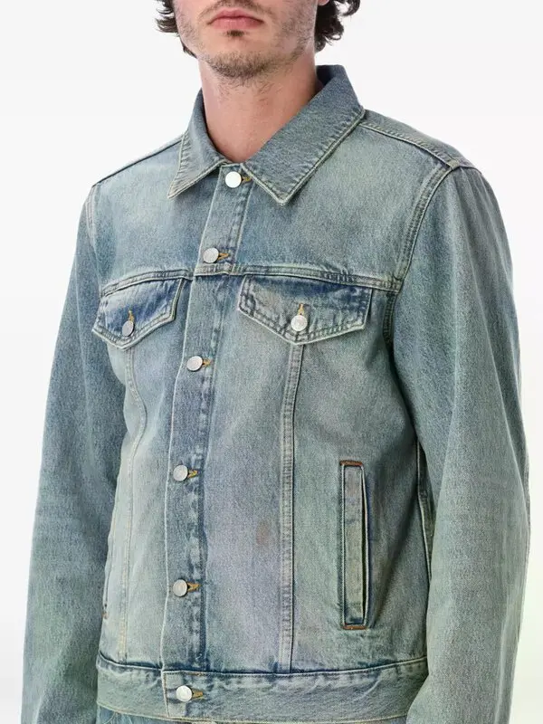 Emporio Armani Faded Effect Denim Jacket
