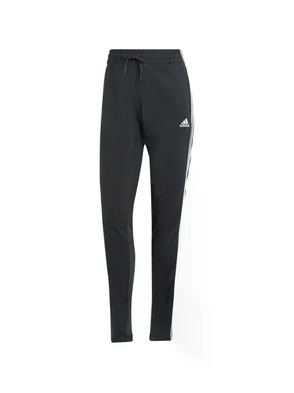 Adidas Stripe-detail Zip-fastening Tracksuit - Black