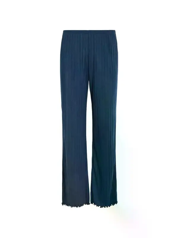Eberjey Pointelle-knit Trousers