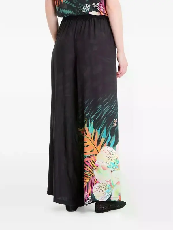 Desigual Tropical Fluid Palazzo Pants