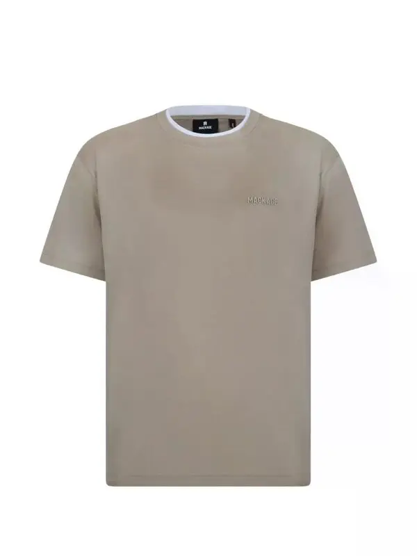 Mackage Tee-wnv Double-collar Crew-neck T-shirt