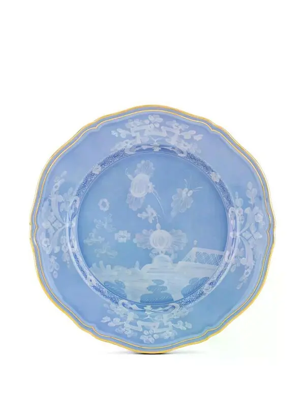 GINORI 1735 Oriente Italiano Scalloped Plates - Blue