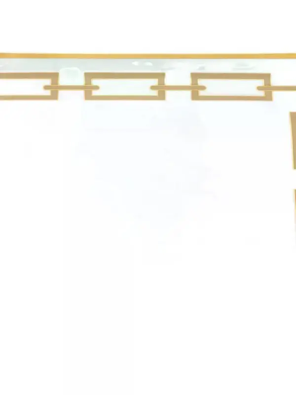 GINORI 1735 Geometric-pattern Square Tray