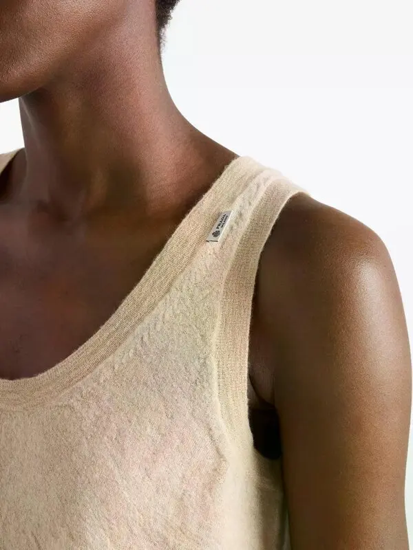 Prada Cashmere Tank Top - Neutrals