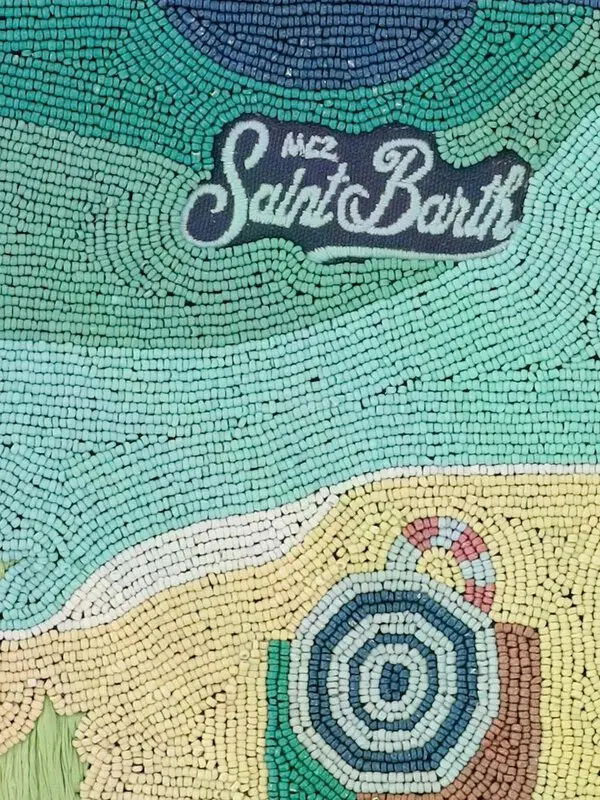 MC2 SAINT BARTH Beaded Beach-motif Clutch