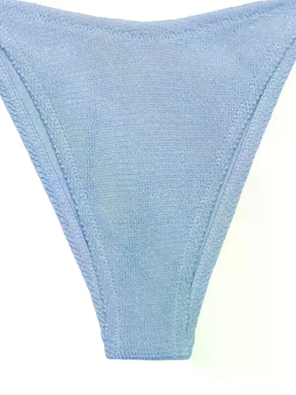 MC2 SAINT BARTH Crinkled-effect Bikini Bottom