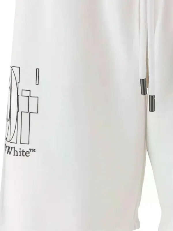 Off-White Heraldic Arrow Shorts - White