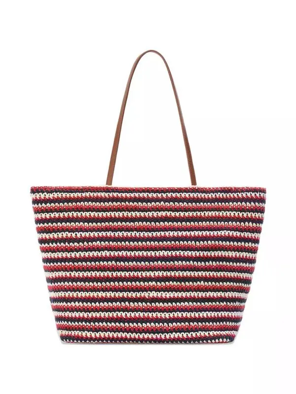 MC2 SAINT BARTH Striped Crochet Tote