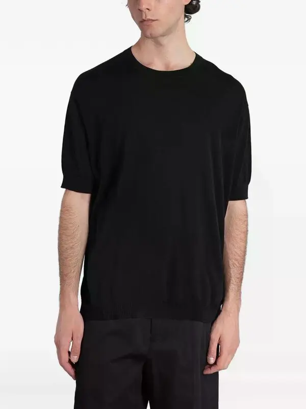 GREYED Ribbed-trim Short-sleeve T-shirt