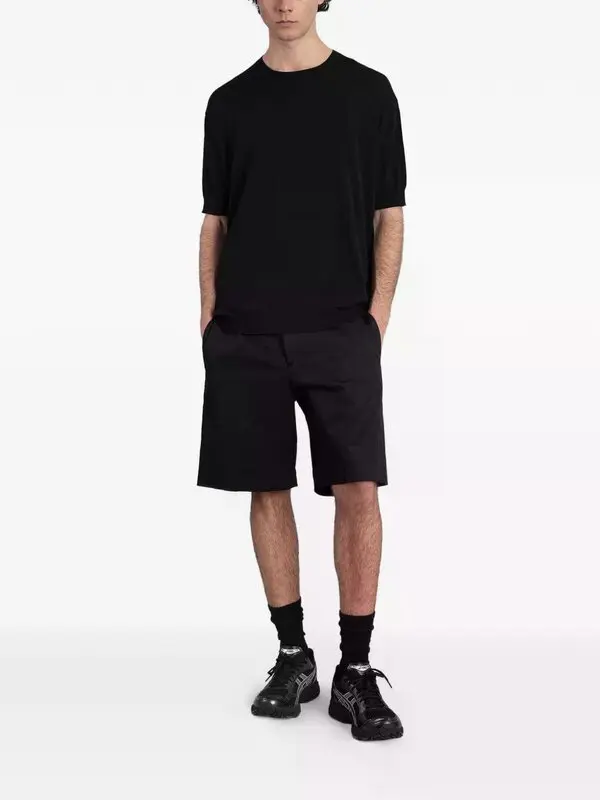 GREYED Ribbed-trim Short-sleeve T-shirt