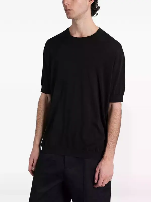 GREYED Ribbed-trim Short-sleeve T-shirt