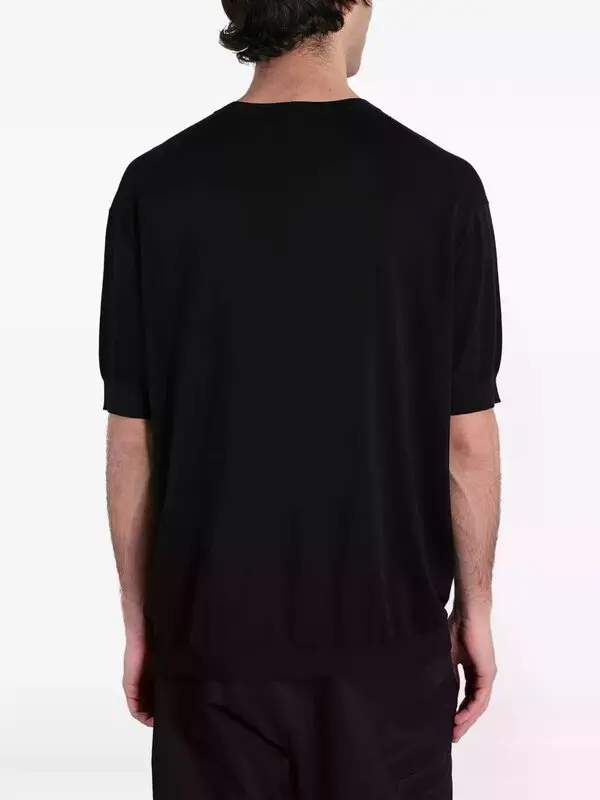 GREYED Ribbed-trim Short-sleeve T-shirt