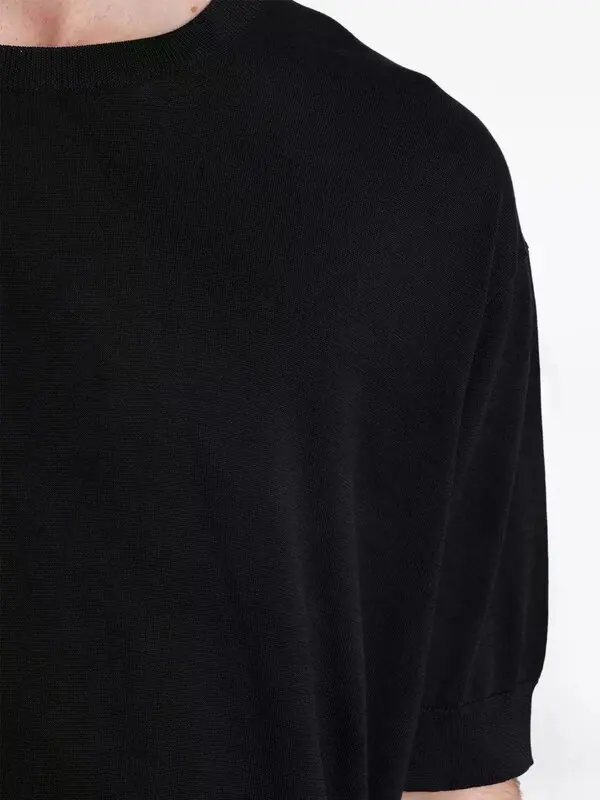 GREYED Ribbed-trim Short-sleeve T-shirt