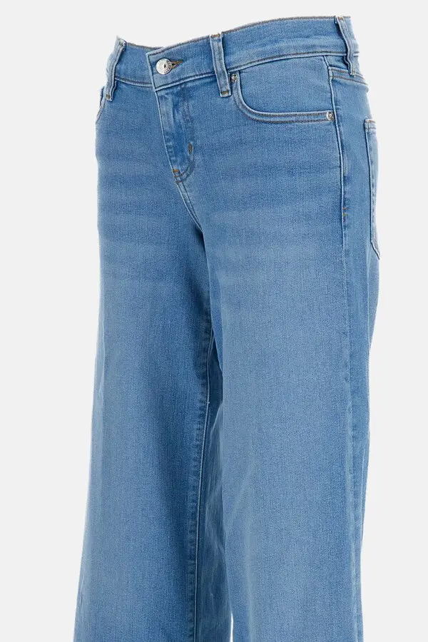 FRAME Jeans Low Rise Le Slim Palazzo - Azzurro