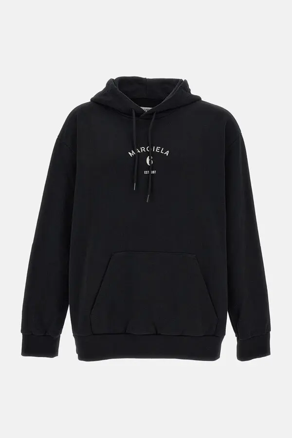 MAISON MARGIELA Cotton Hoodie - Nero