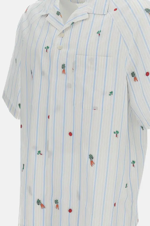 Jacquemus Camicia La Chemise Romarin - Azzurro