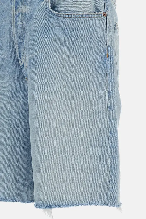 AGOLDE Anson Denim Shorts - Azzurro
