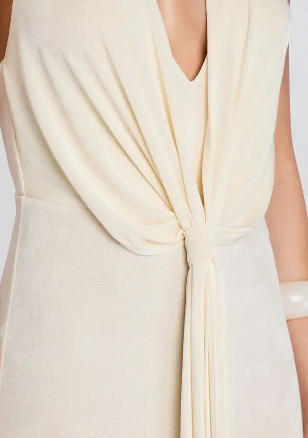 SEROYA Kayla Maxi Dress - Eggshell