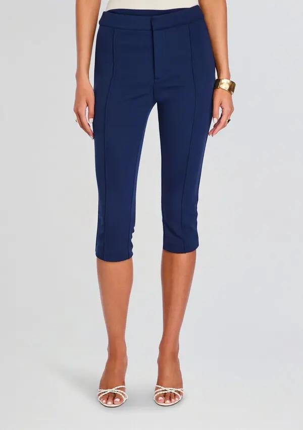 SEROYA Samra Capri Pant - Navy