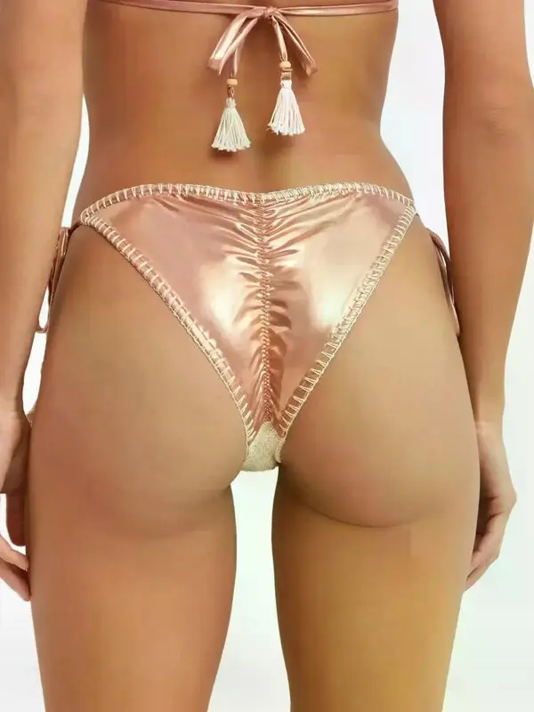 DEL MAAR Libi Crochet-knit Bikini Bottoms