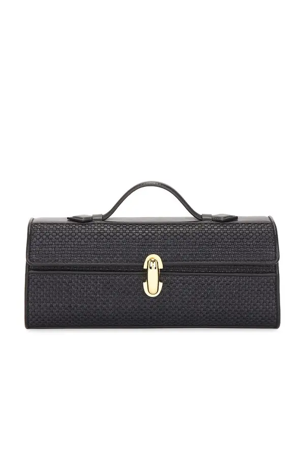 Savette Slim Symmetry Pochette Bag - Black