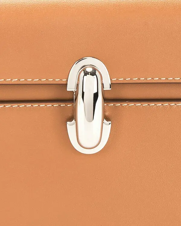 Savette Symmetry Shoulder Bag - Saddle