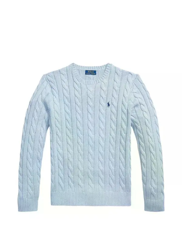 Polo Ralph Lauren Signature Polo Pony Motif Sweater - Blue