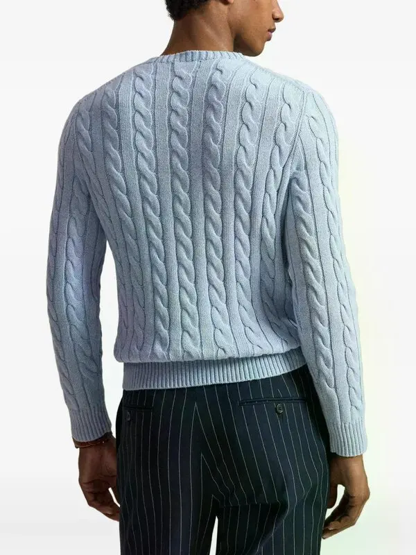Polo Ralph Lauren Signature Polo Pony Motif Sweater - Blue