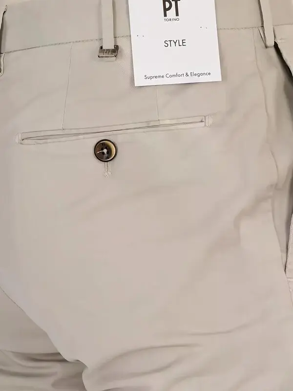 PT TORINO Logo-plaque Slim-fit Trousers