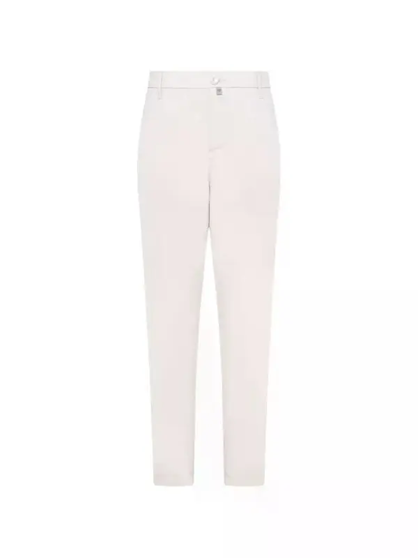 Jacob Cohen Logo-plaque Trousers - Grey
