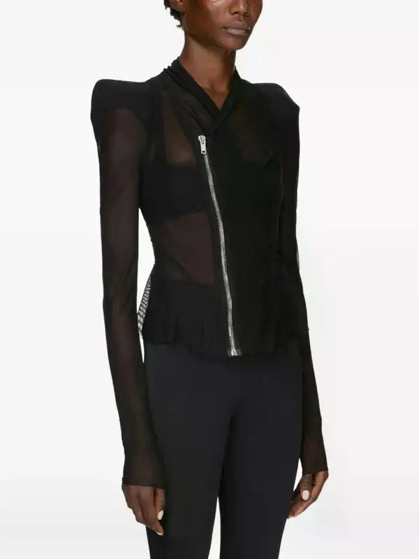 Rick Owens Princess Sheer Jacket - Black