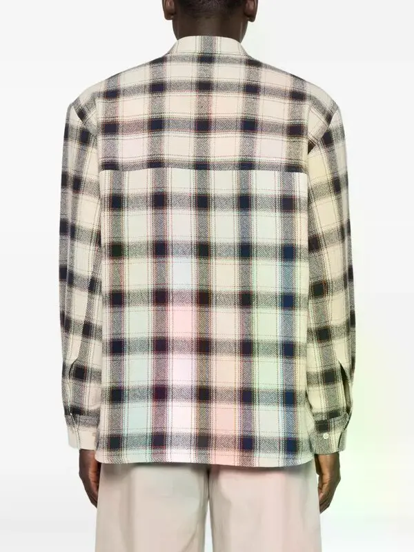 Séfr Wes Check-pattern Long-sleeve Shirt