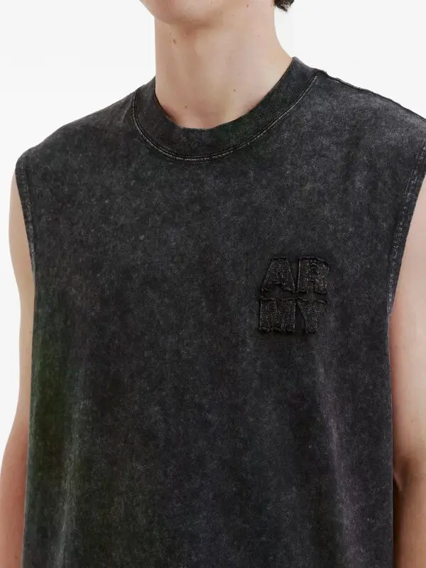 Izzue Sleeveless Crew Neck T-shirt - Grey