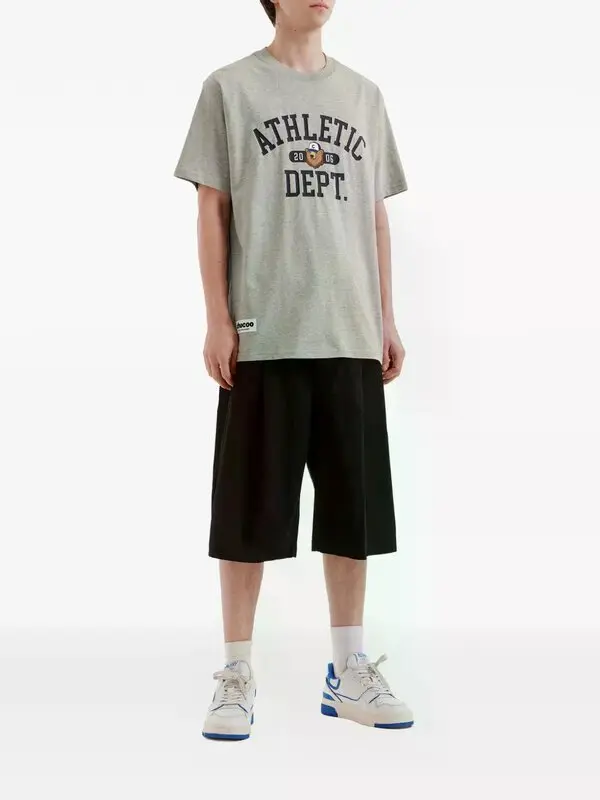 CHOCOOLATE Graphic-print Crew-neck T-shirt - Grey