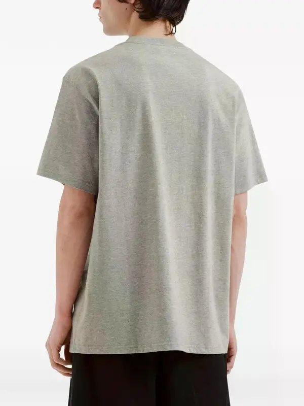 CHOCOOLATE Graphic-print Crew-neck T-shirt - Grey