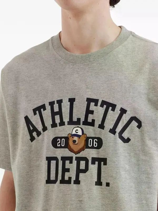 CHOCOOLATE Graphic-print Crew-neck T-shirt - Grey