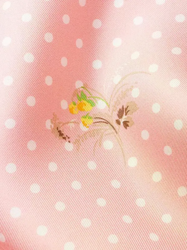 Prada Printed Silk Twill Scarf 90 - Pink