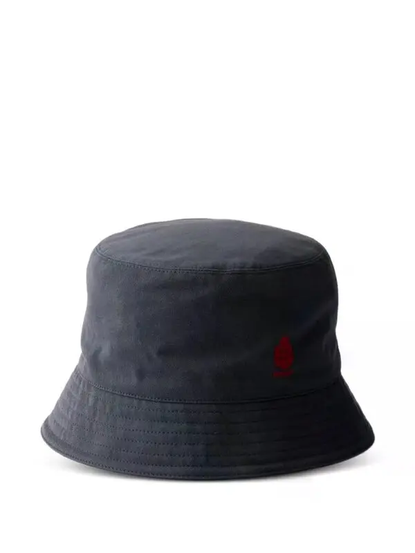 Prada Gabardine Bucket Hat - Blue