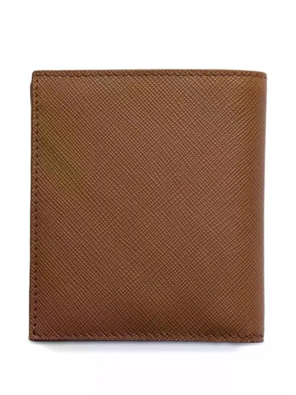 Prada Saffiano-leather Wallet - Brown