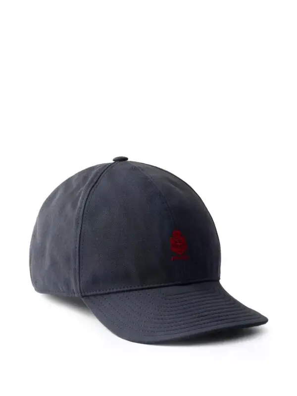 Prada Gabardine Baseball Cap - Blue