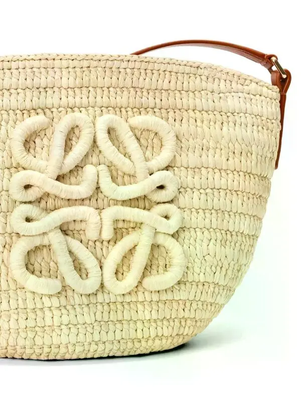 Loewe Medium Eclipse Basket Shoulder Bag - Neutrals