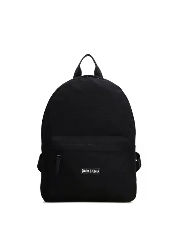 Palm Angels Logo-patch Backpack - Black