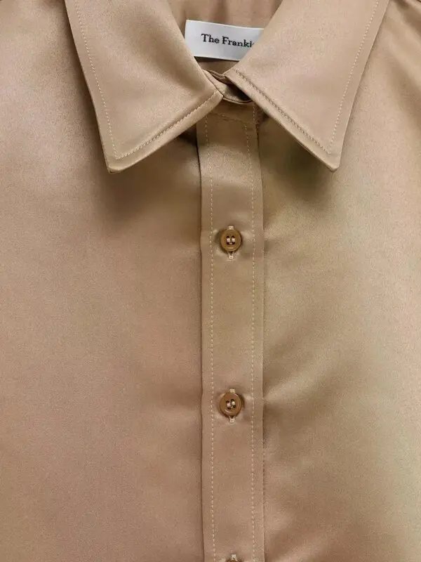 THE FRANKIE SHOP Arlen Boxy Shirt - Neutrals
