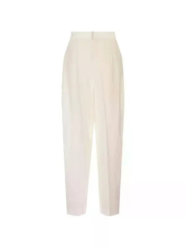 Fabiana Filippi Pleated Pressed-crease Trousers - Neutrals