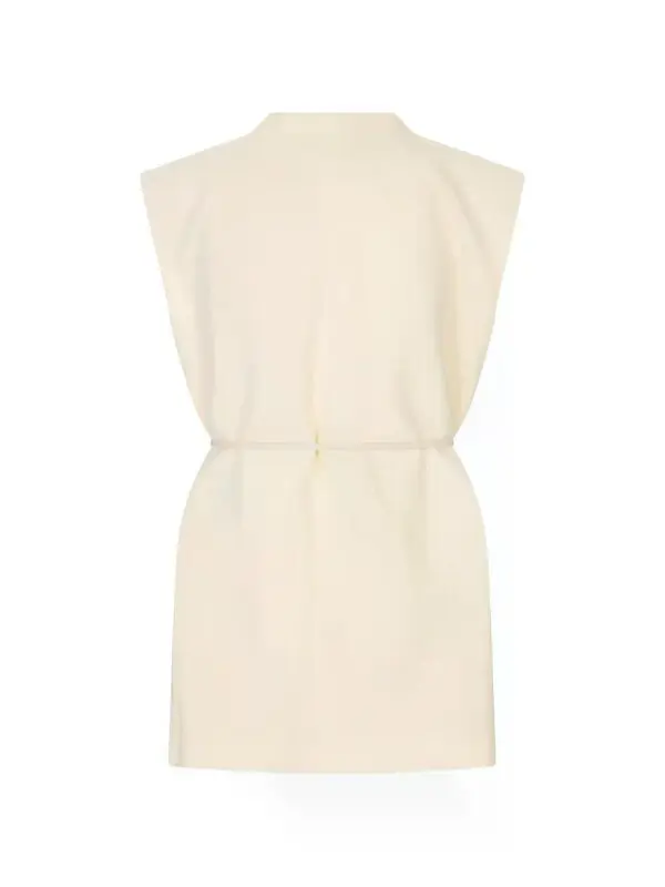 Fabiana Filippi Belted Sleeveless Jacket