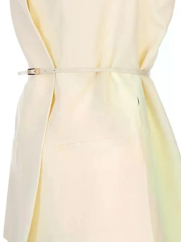 Fabiana Filippi Belted Sleeveless Jacket