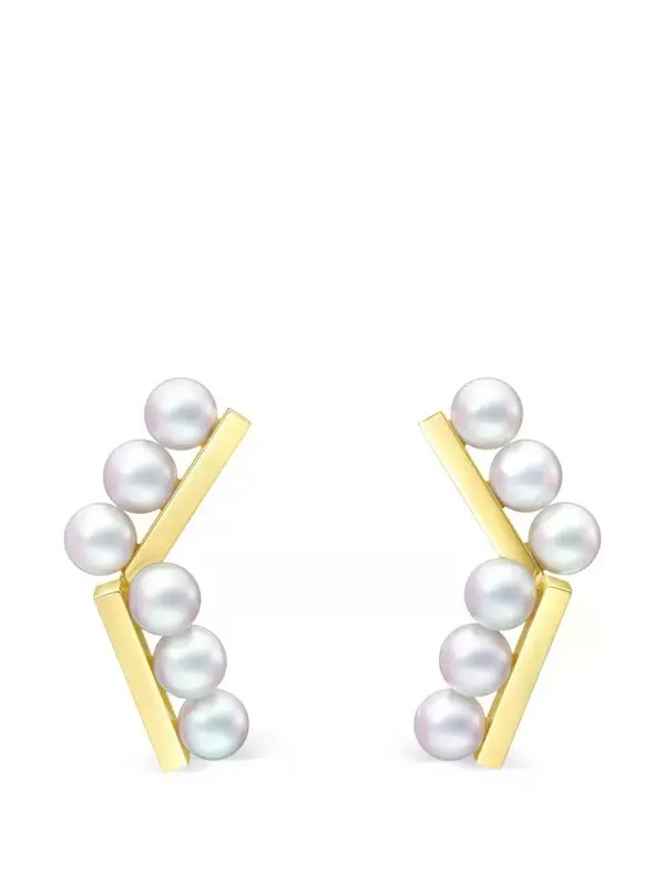TASAKI Balance Neo Pearl Earrings - Gold
