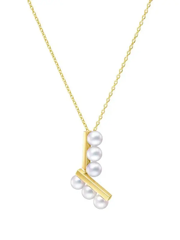 TASAKI Balance Arm Neo Pearl Necklace - Gold