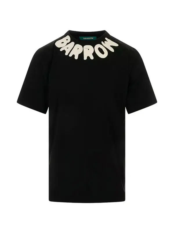 BARROW Logo-print T-shirt - Black