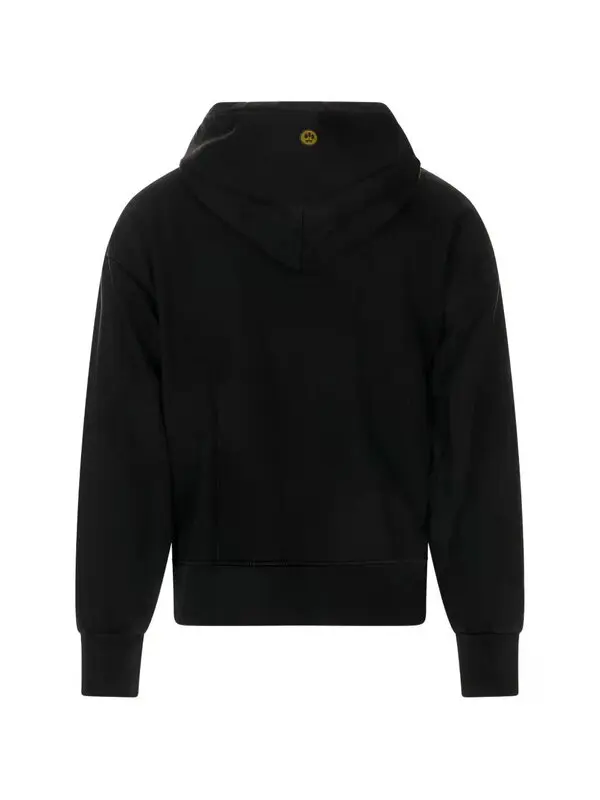 BARROW Logo-embroidered Hoodie - Black